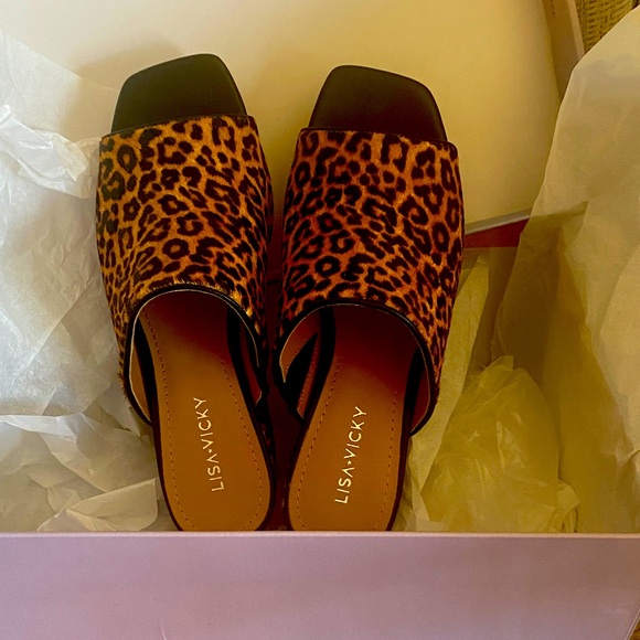 Lisa Vicky | Shoes | Lisa Vicky Leopard Print Mules | Poshmark